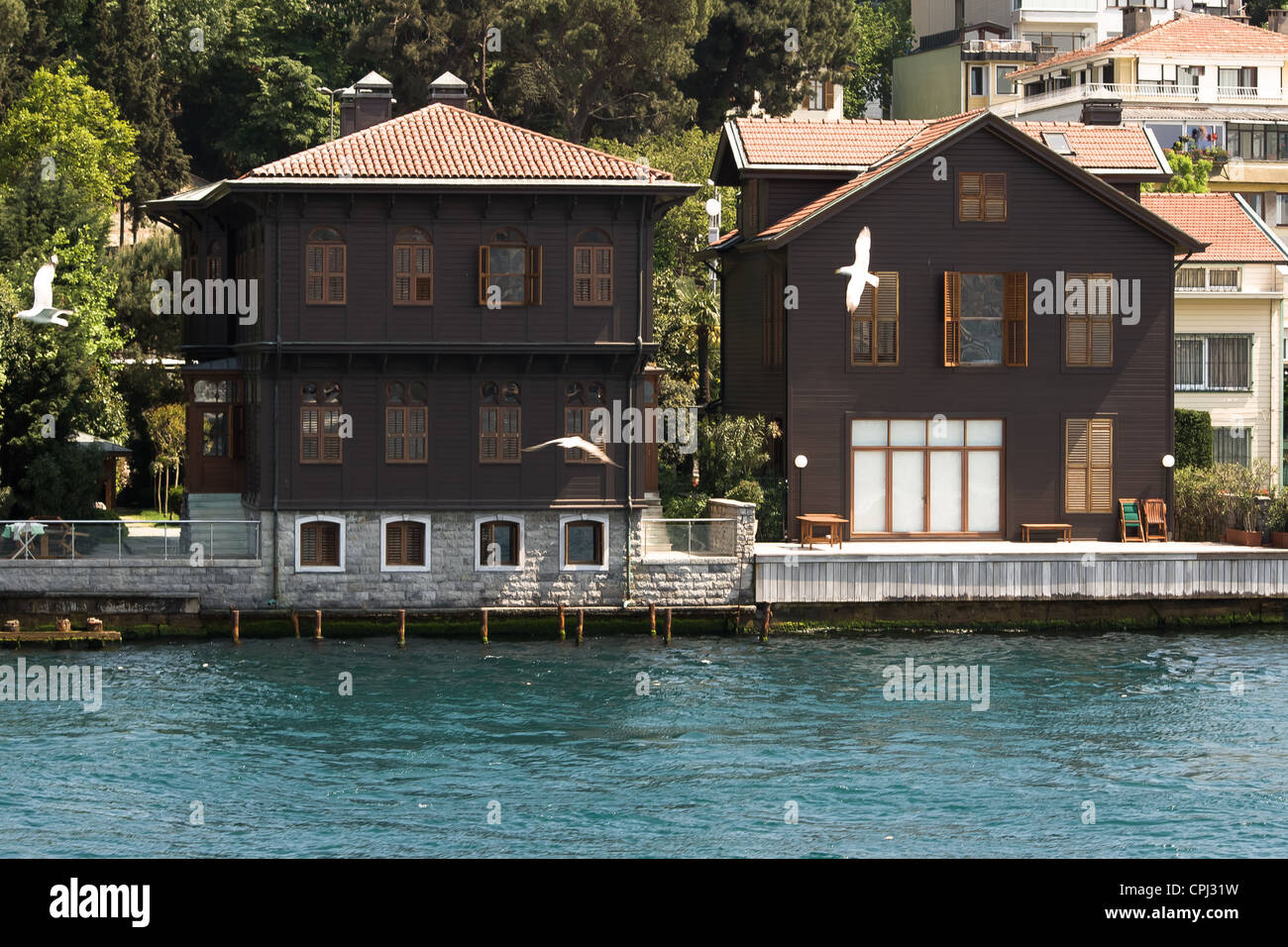 Bosphorus And Mansions Of Istanbul High Resolution Stock Photography ...