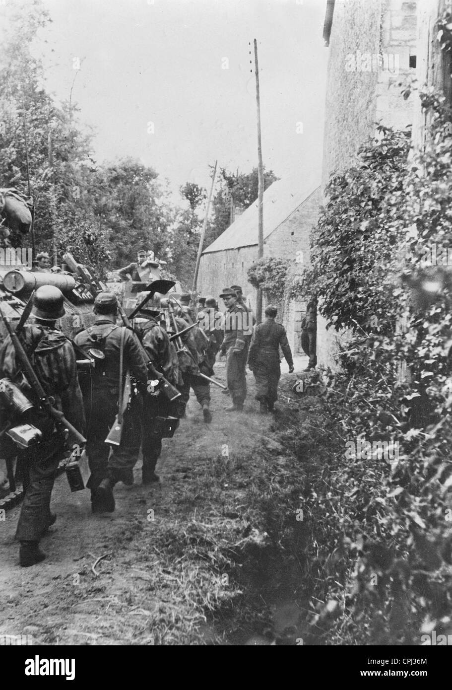 German soldiers in the Normandy, 1944 Stock Photo - Alamy