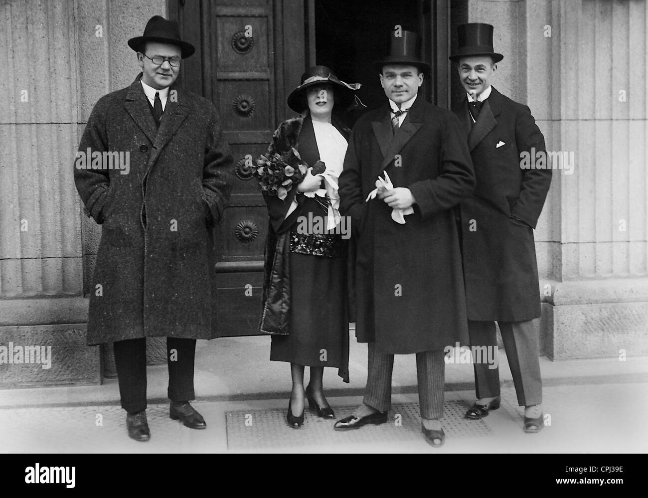 Georg Jacoby with his first wife, 1922 Stock Photo - Alamy