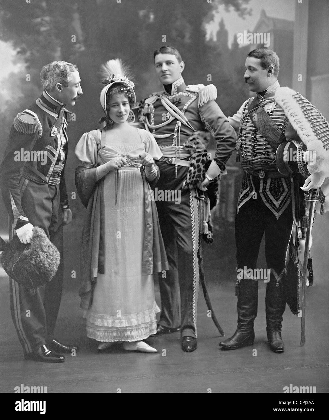 Guests of a costume ball in Paris, 1912 Stock Photo - Alamy
