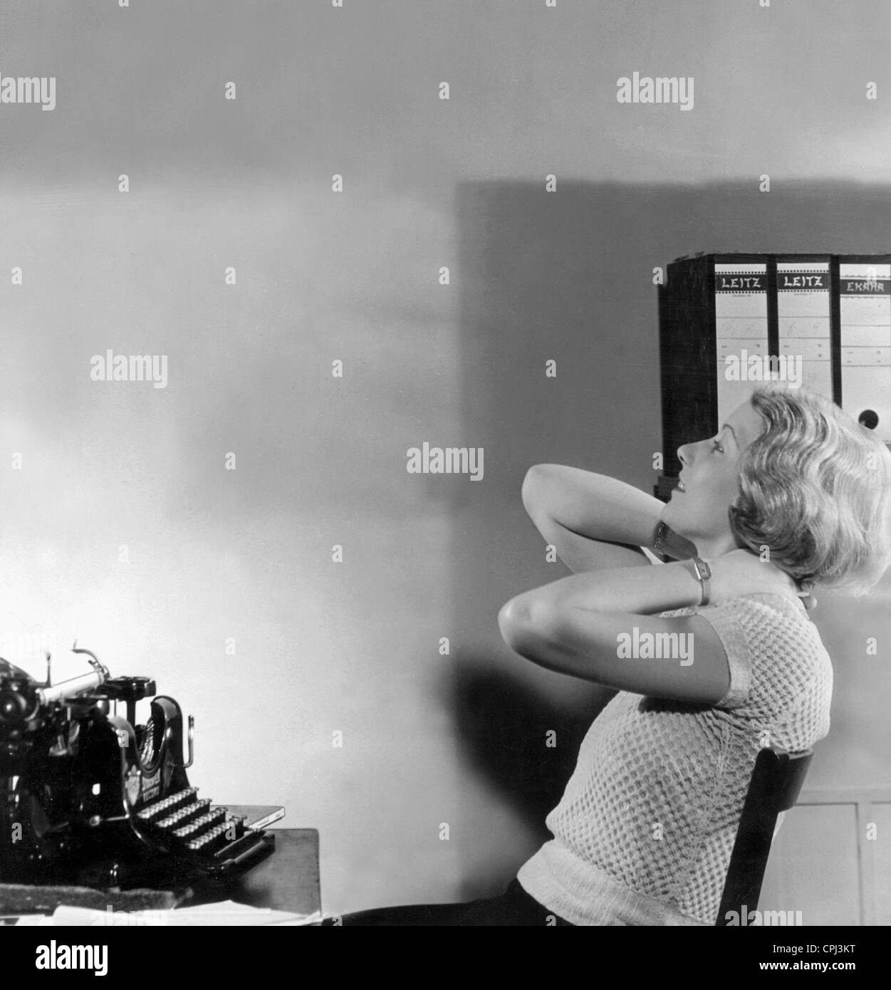 Secretary the Black and White Stock Photos & Images - Alamy