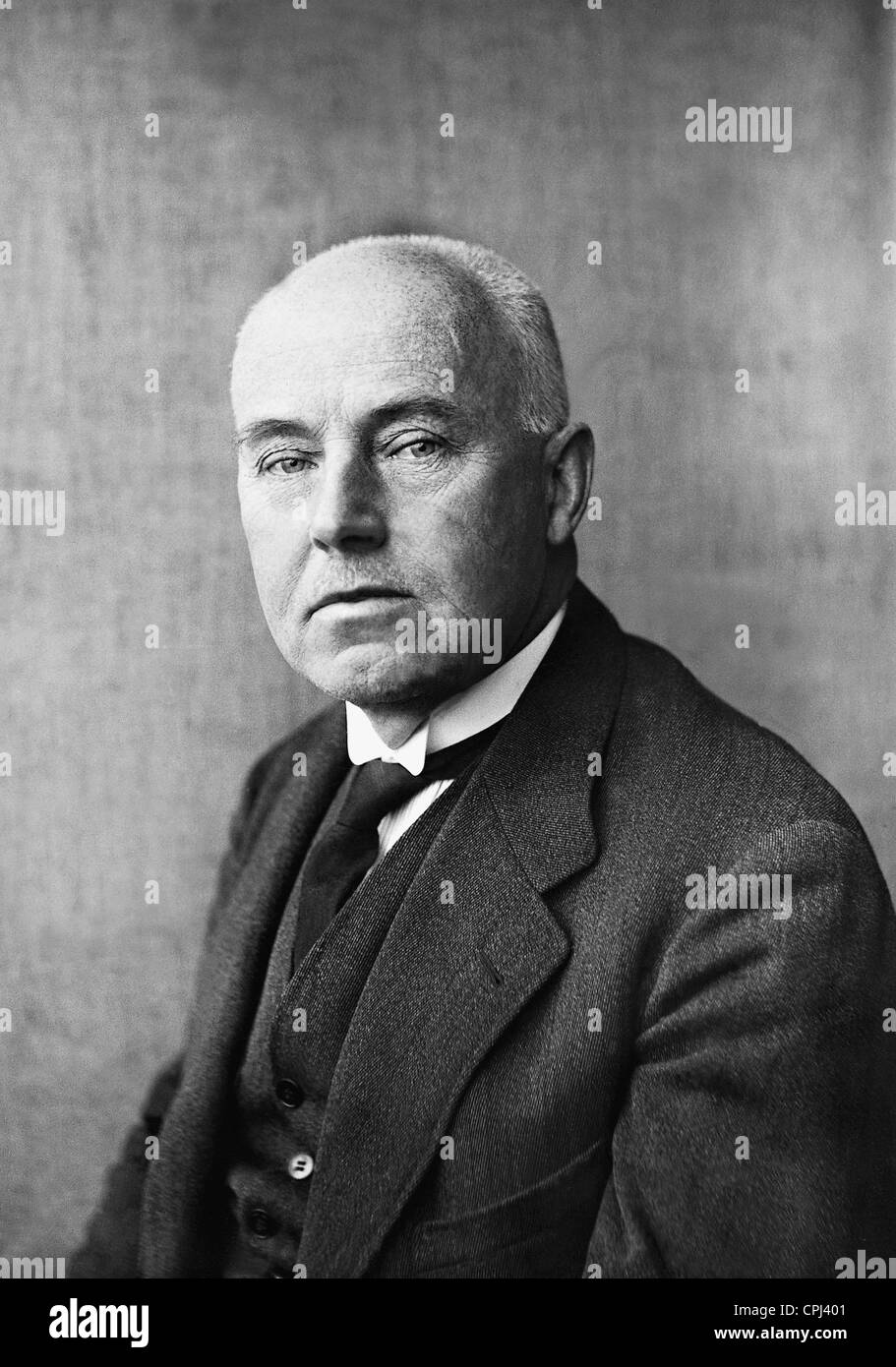 Ernst von Borsig, 1929 Stock Photo - Alamy