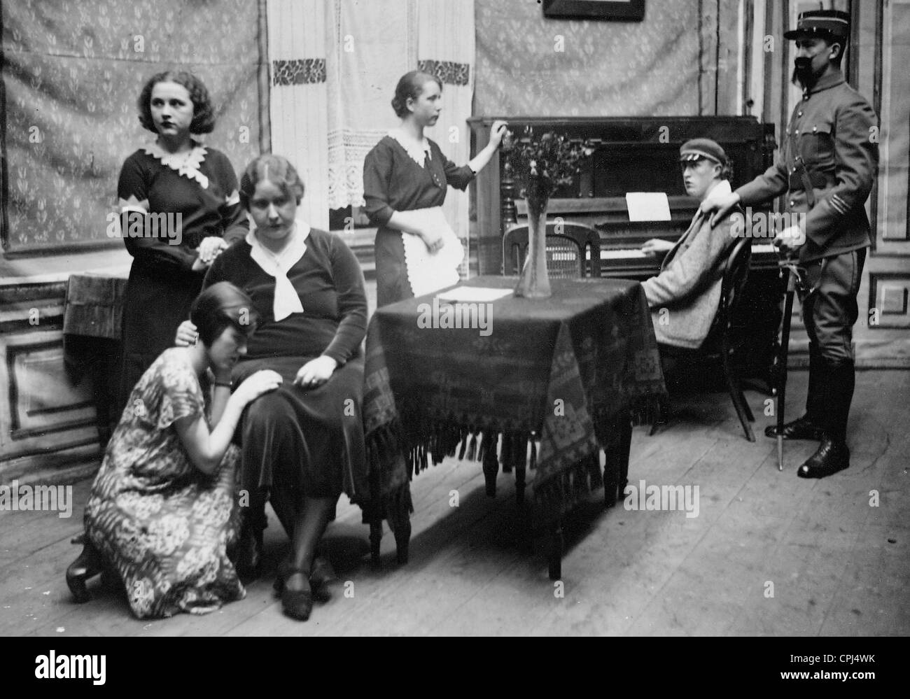 The final scene of the play 'Vaterland', 1931 Stock Photo - Alamy