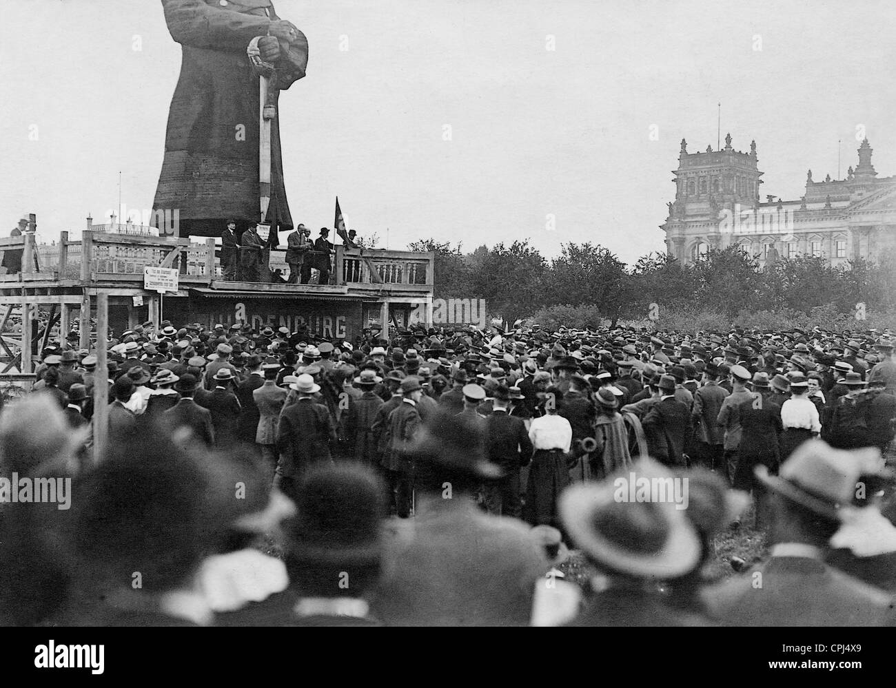 Demonstration Against Treaty Versailles High Resolution Stock ...