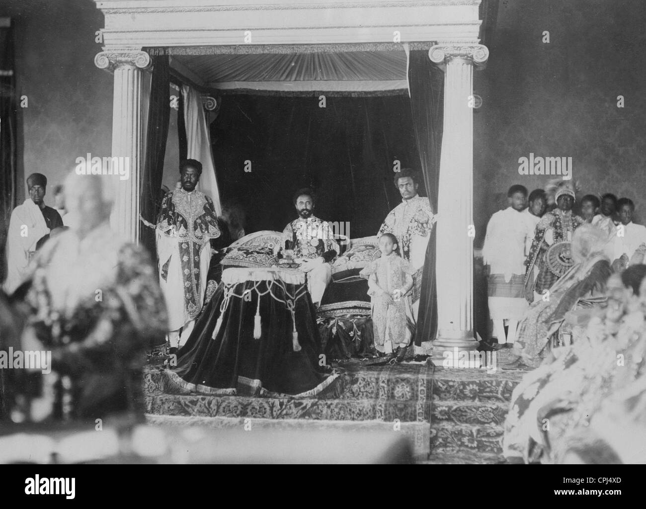 emperor Haile Selassie in Addis Ababa, 1931 Stock Photo - Alamy