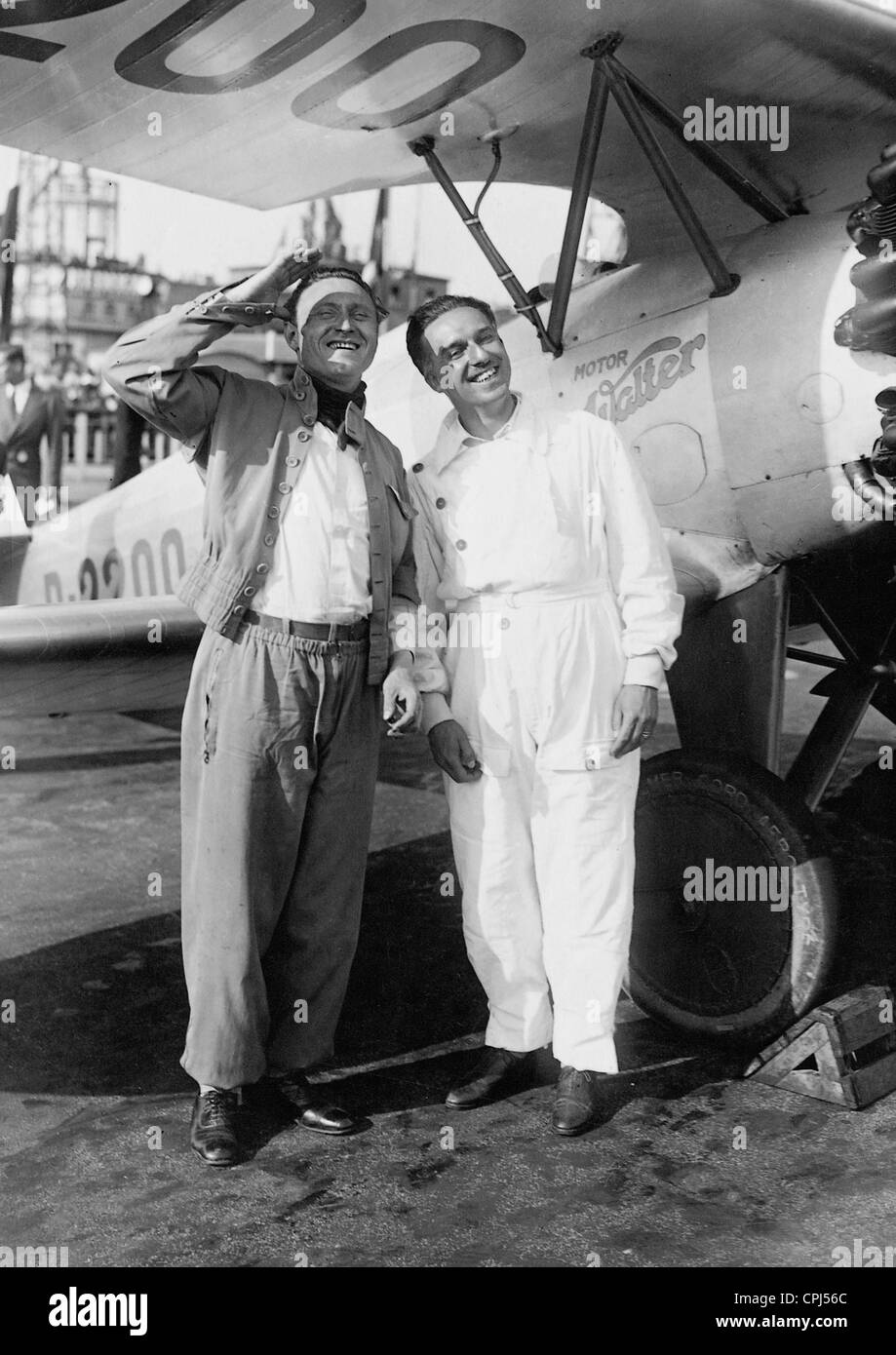 Gerhard Fieseler and Ambrogio Colombo, 1932 Stock Photo - Alamy