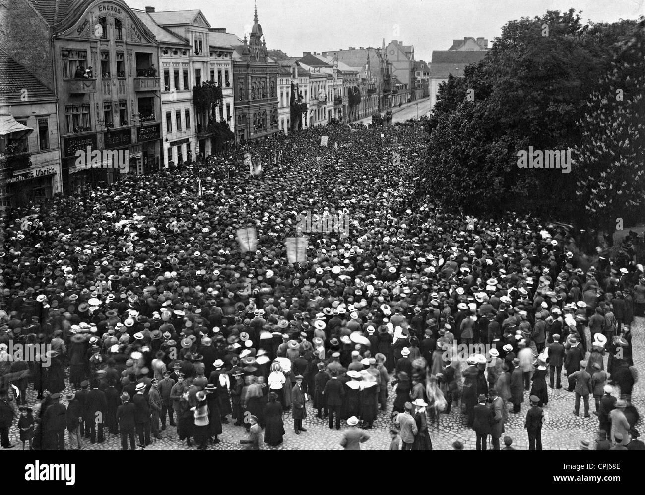Rally in Schneidemuehl, 1920 Stock Photo - Alamy