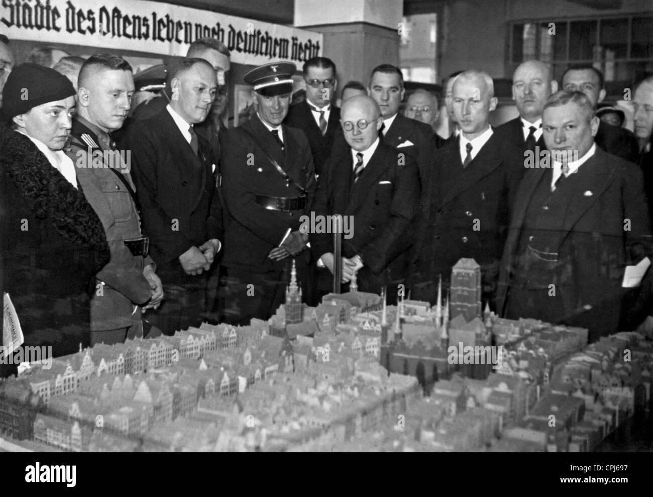 Wilhelm Frick at the opening of the Eastern exhibition in Berlin, 1933 ...