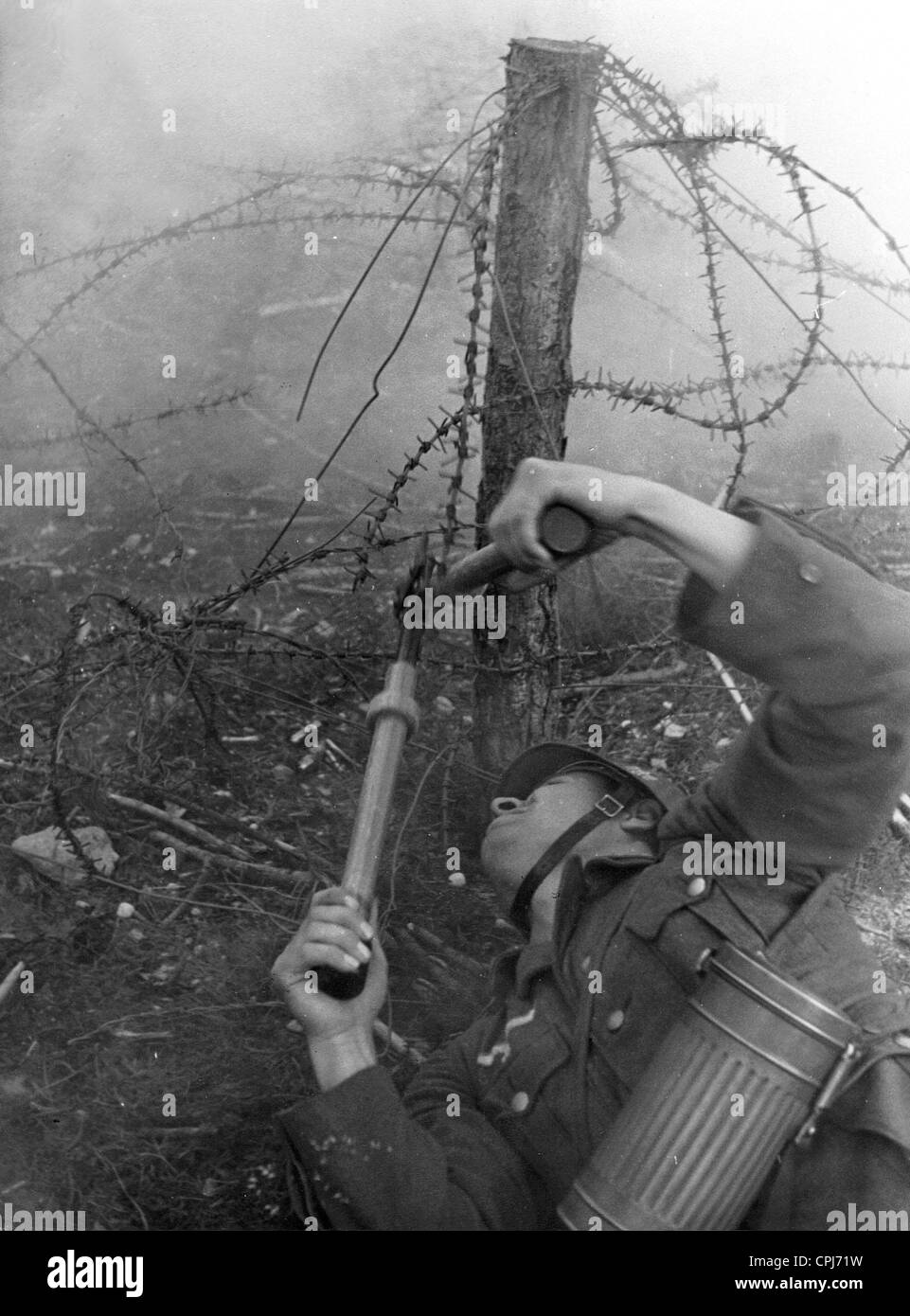 Through the wire Black and White Stock Photos & Images - Alamy