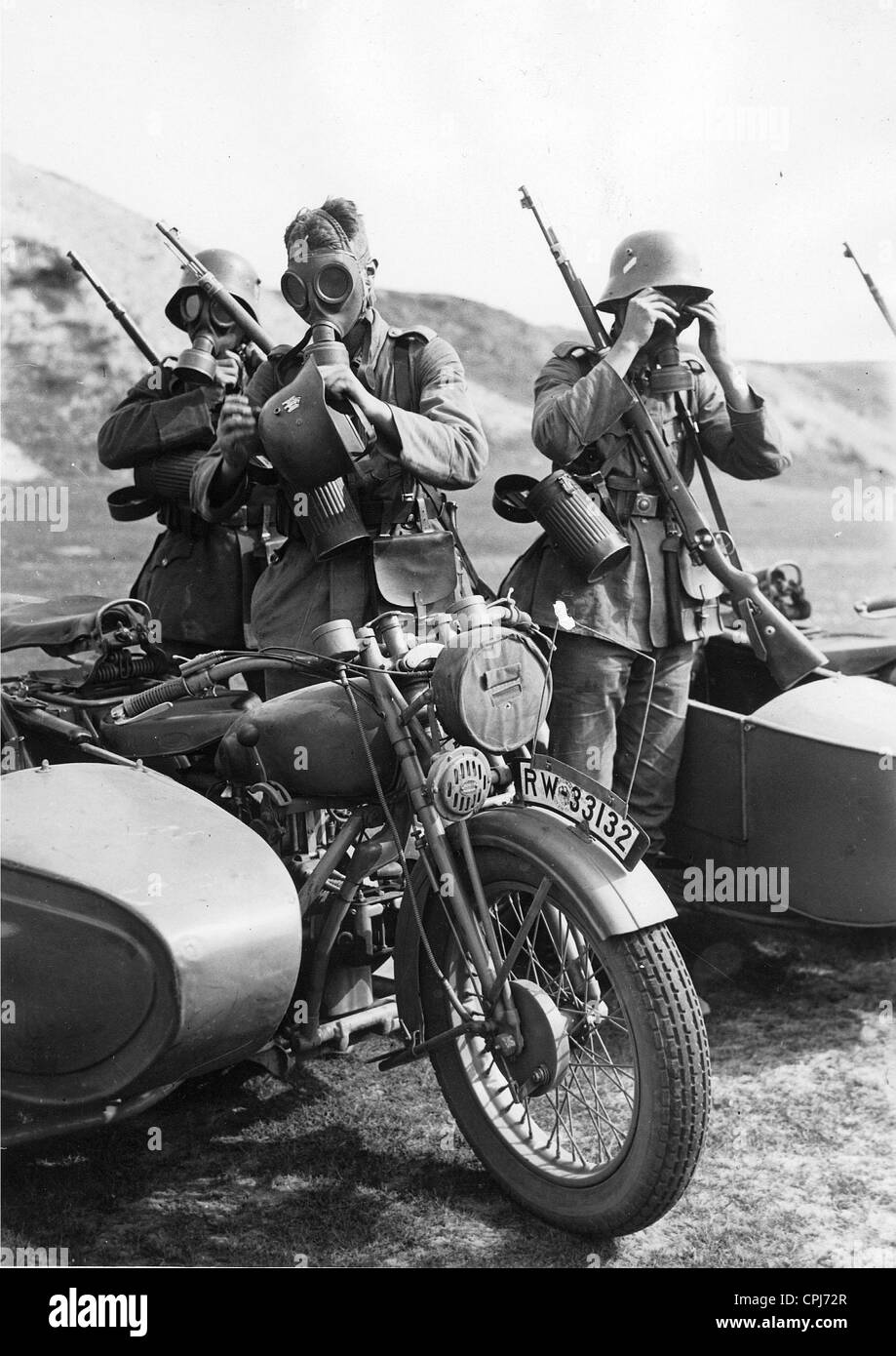 Officer cadets of the motorized division of Magdeburg, 1935 Stock Photo ...