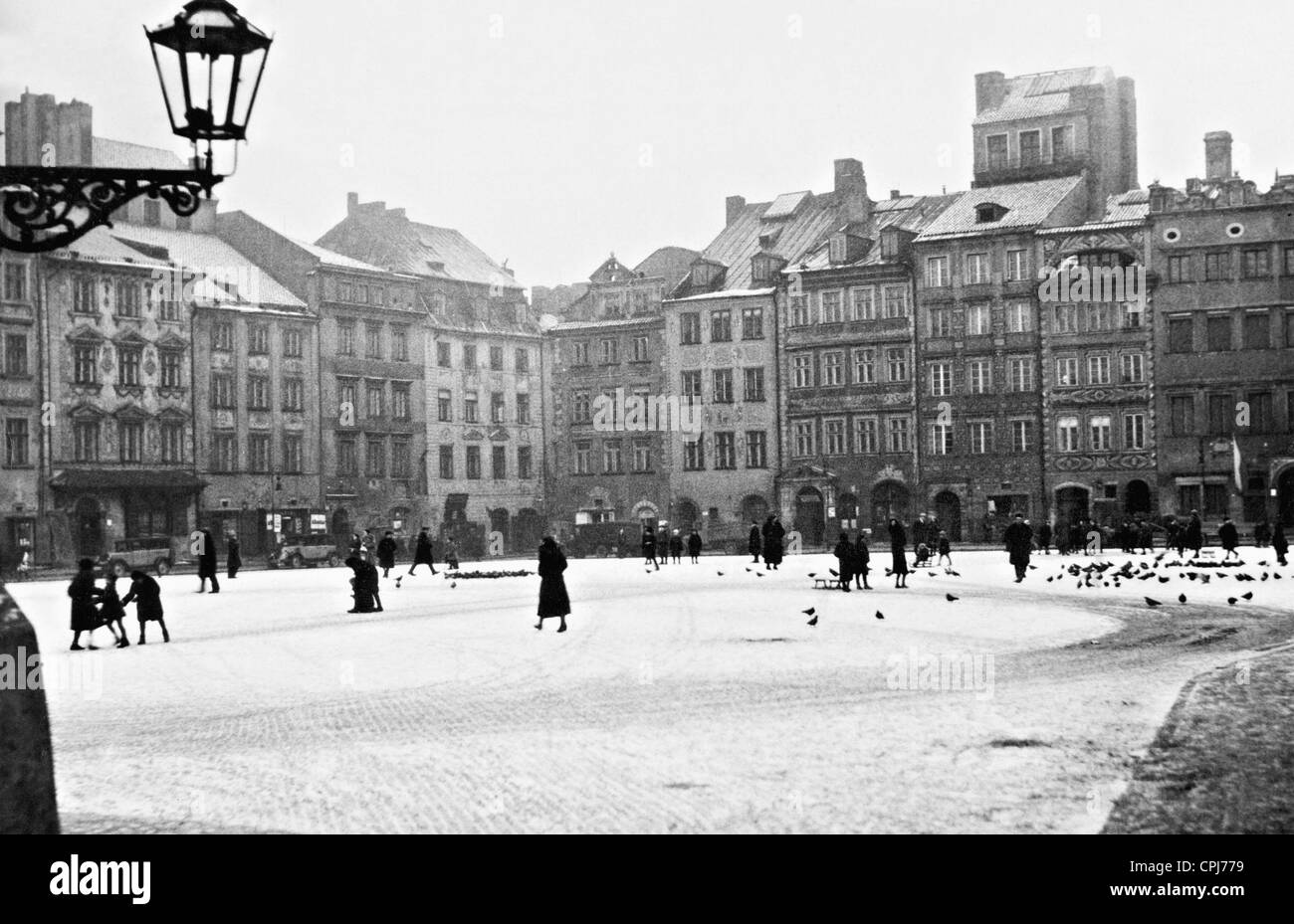 Old street market in Black and White Stock Photos & Images - Alamy