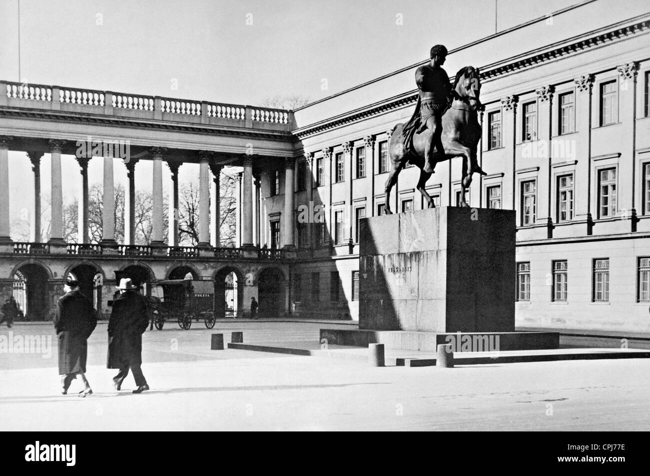 The Pilsudski Square in Warsaw, 1936 Stock Photo - Alamy