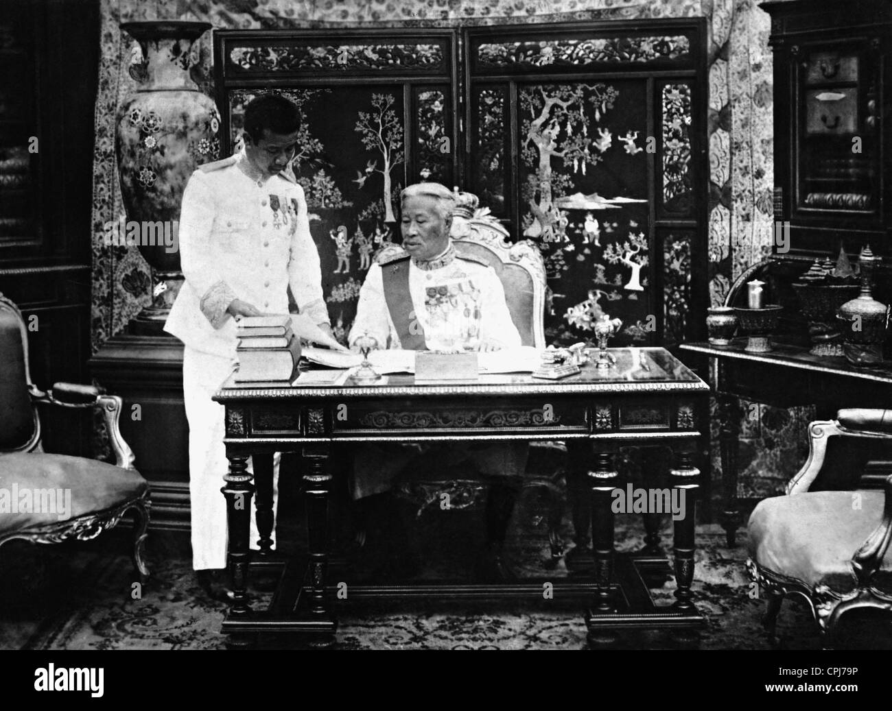 King Sisowath of Cambodia, 1927 Stock Photo - Alamy