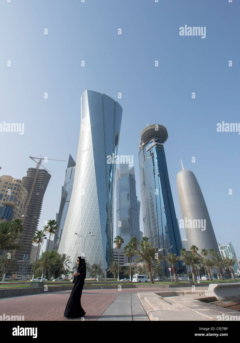 Futuristic skyscrapers in doha hi-res stock photography and images - Alamy
