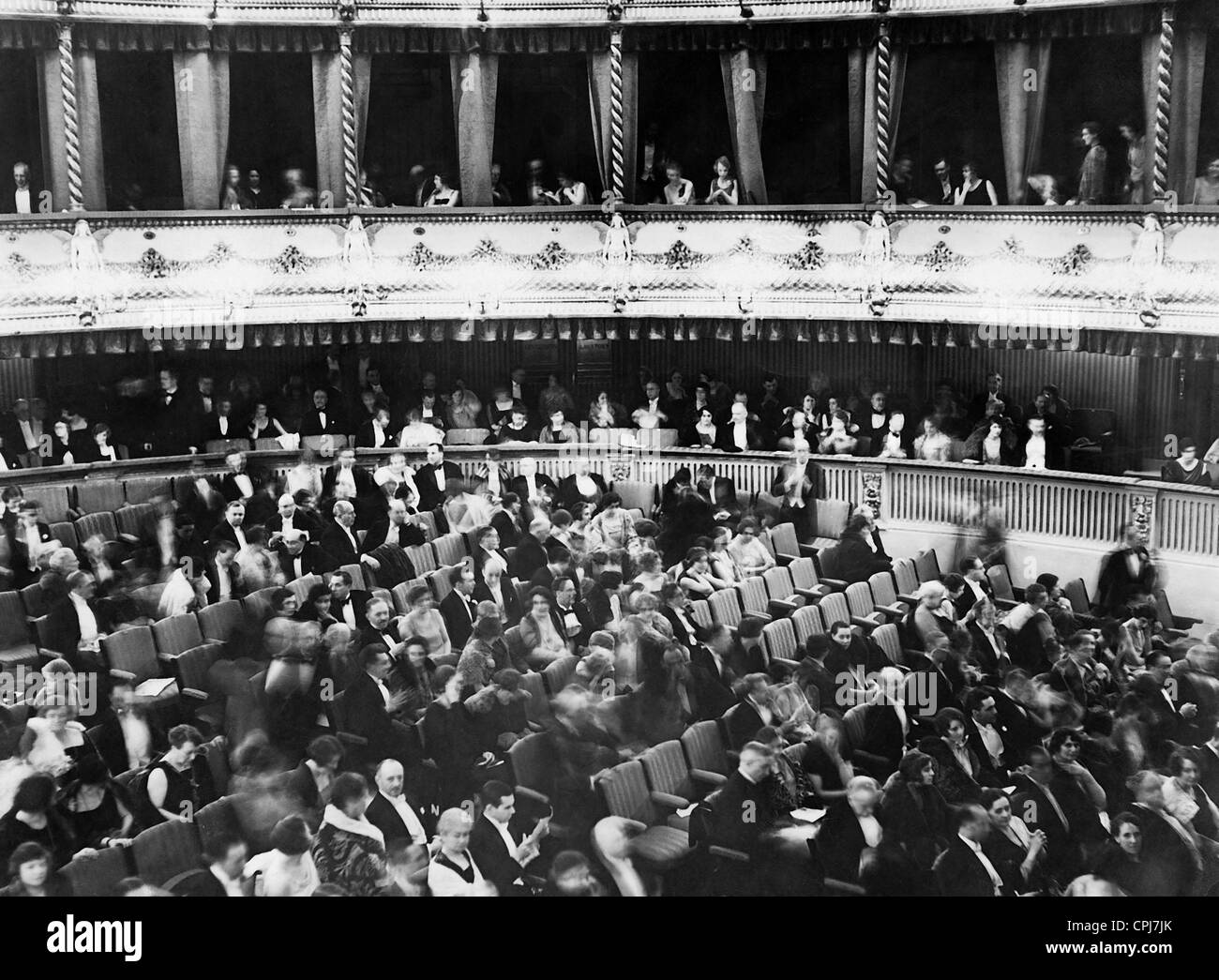 The opera boxes Black and White Stock Photos & Images - Alamy