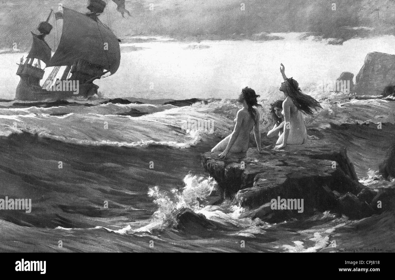 'Uncharted Seas' by George Wetherbee Stock Photo - Alamy