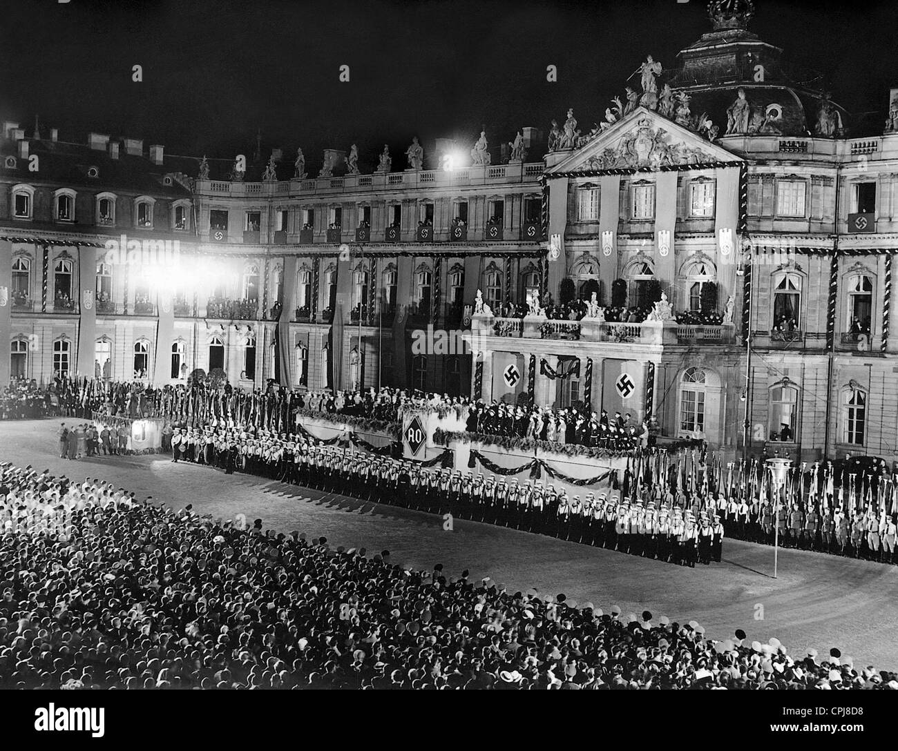 Closing rally of the Germans living abroad before New Castle, 1938 ...