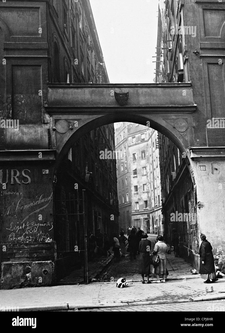 Slums paris Black and White Stock Photos & Images - Alamy