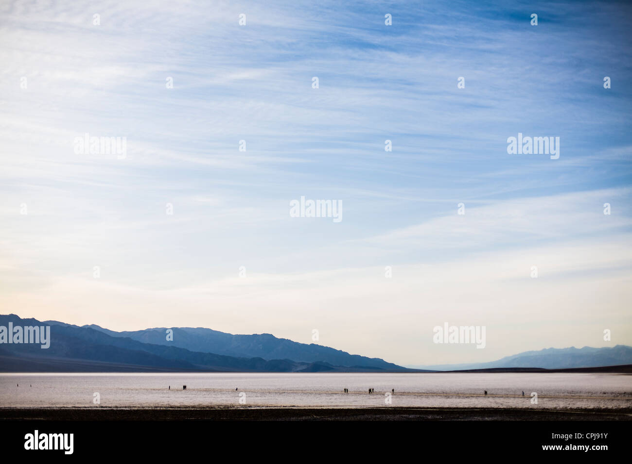Badwater Salt Flats, Death Valley National Park, USA 2010 Stock Photo ...