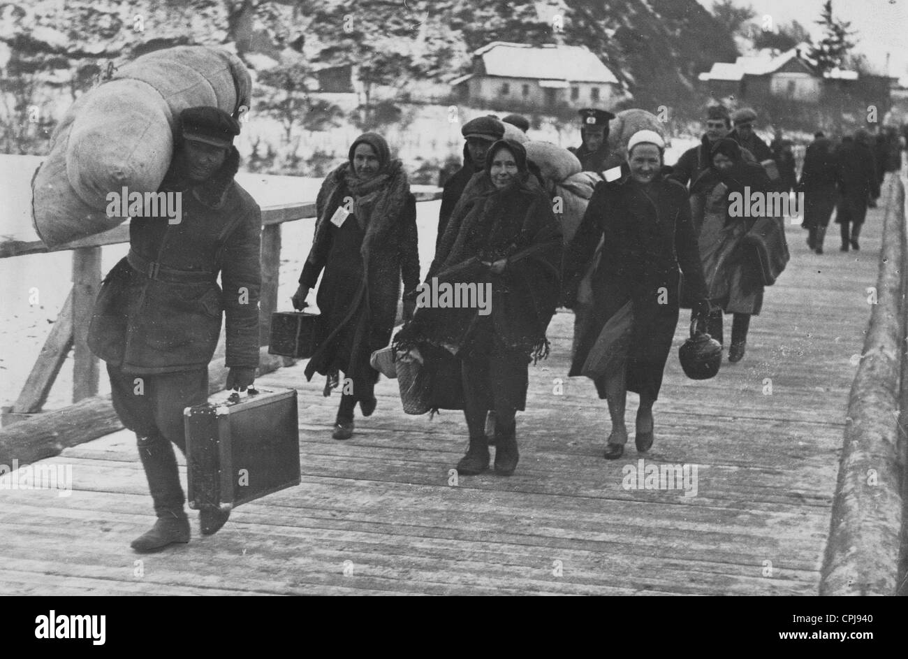 Ethnic Germans from Eastern Poland, 1940 Stock Photo - Alamy