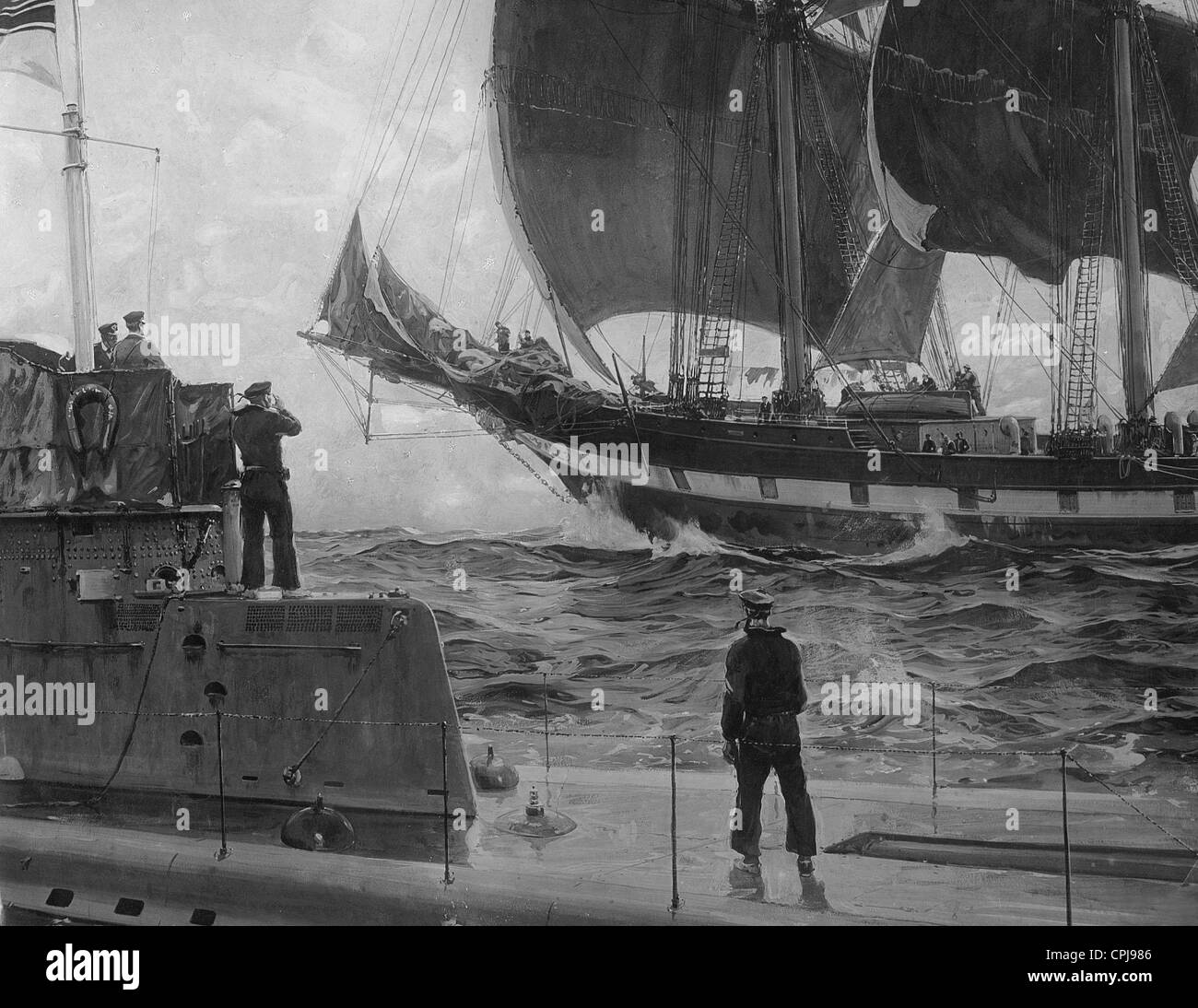 Painting world war Black and White Stock Photos & Images - Alamy