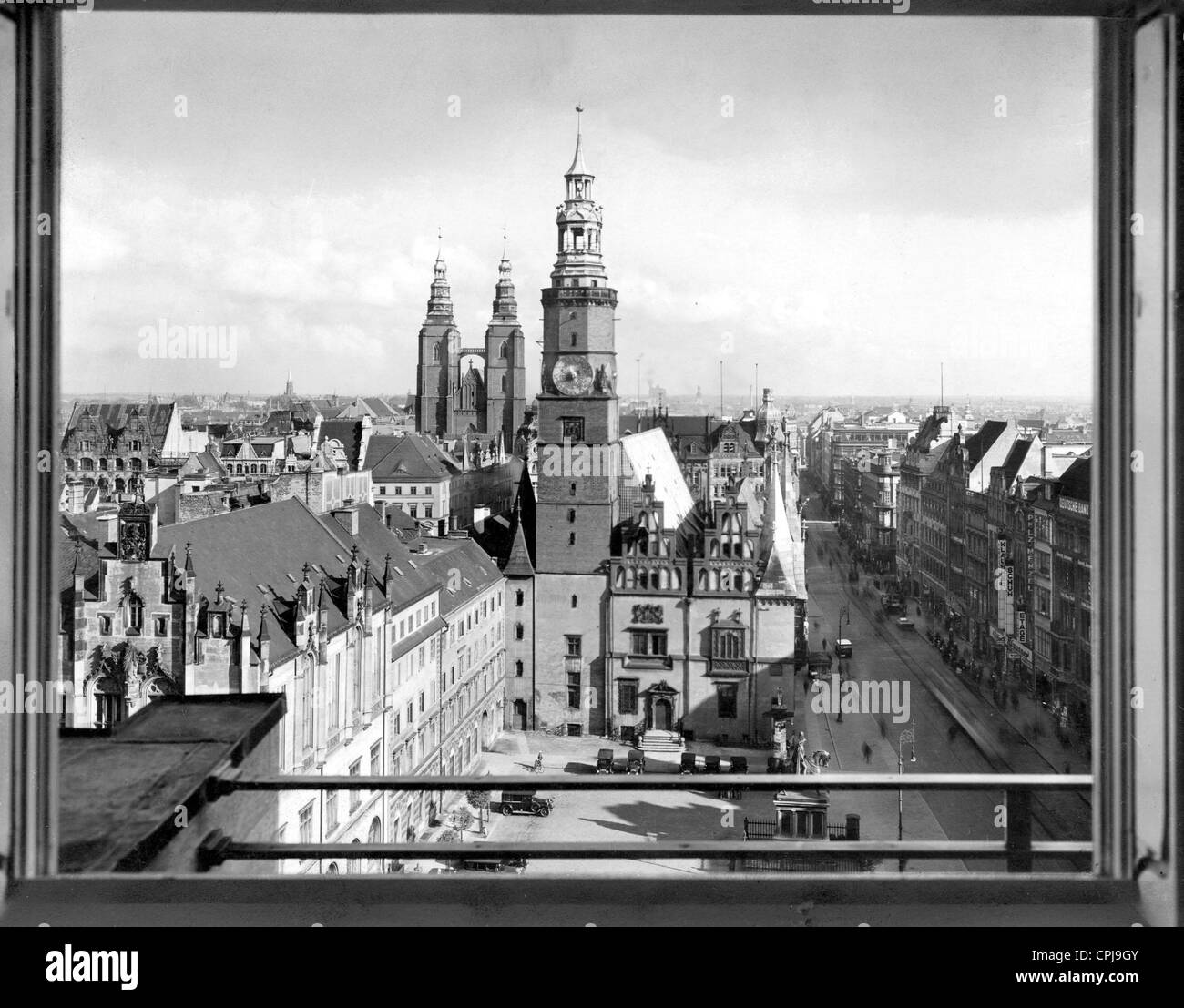Wroclaw architecture Black and White Stock Photos & Images - Alamy
