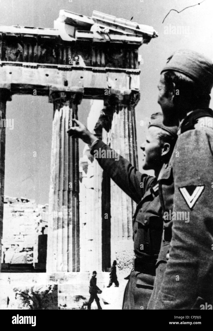 German Wehrmacht Soldiers in Athens, 1941 Stock Photo - Alamy