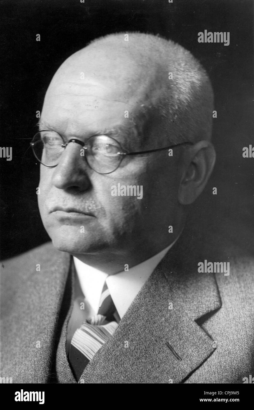 Reich chancellor and president of the reich bank hi-res stock ...