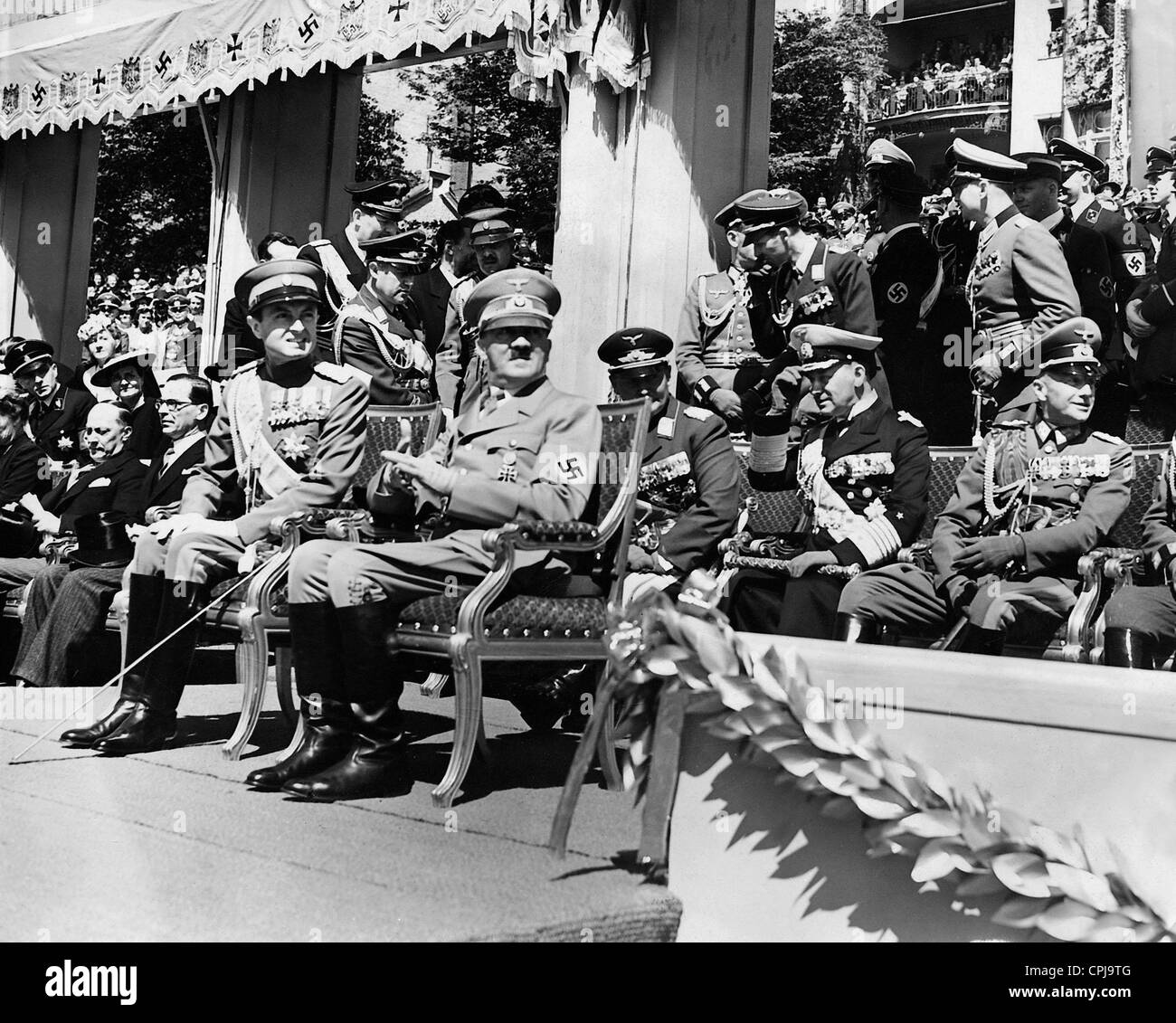 Paul of Yugoslavia and Adolf Hitler, 1939 Stock Photo - Alamy