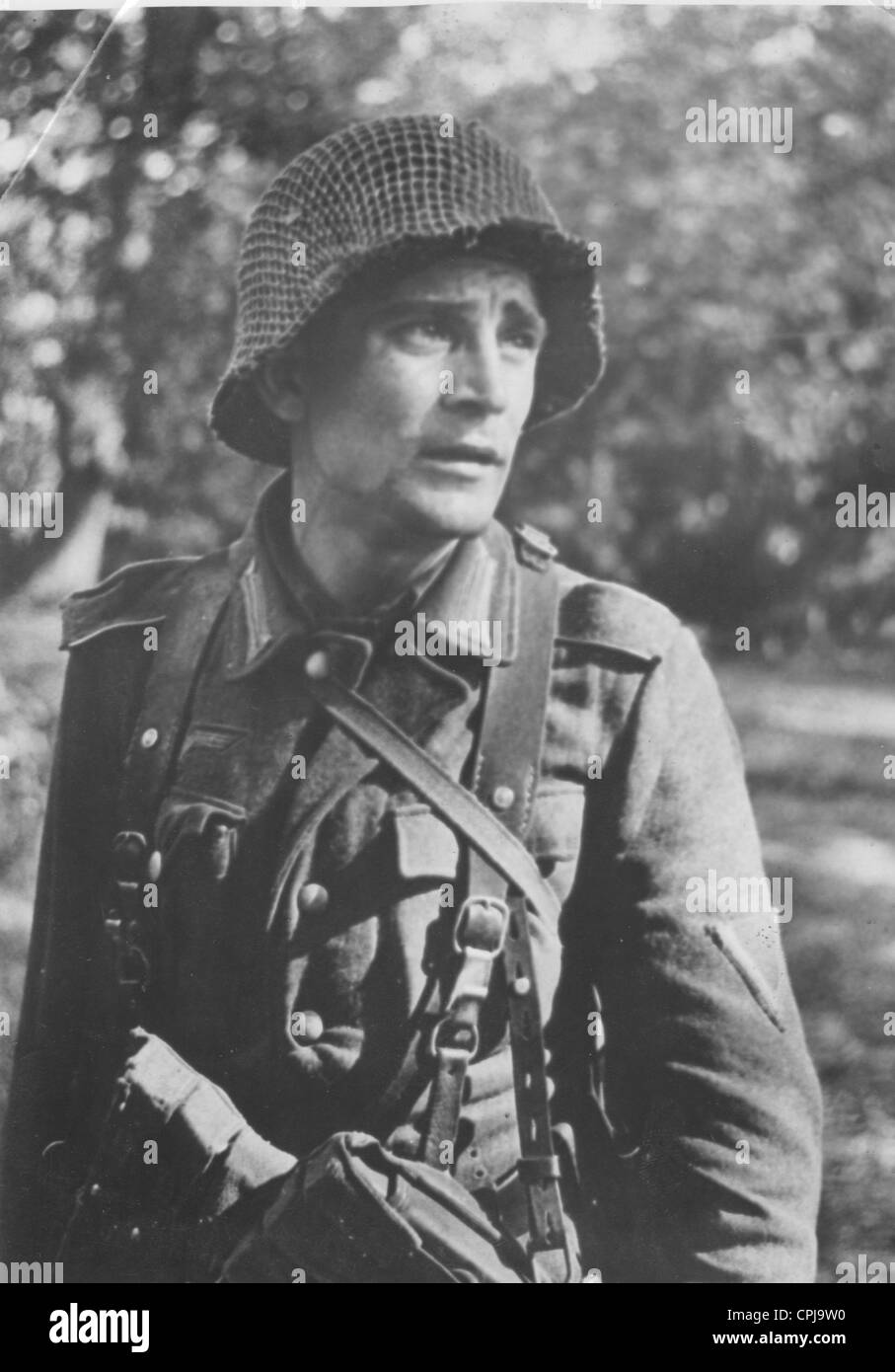 German soldier on the Western front, 1944 Stock Photo - Alamy