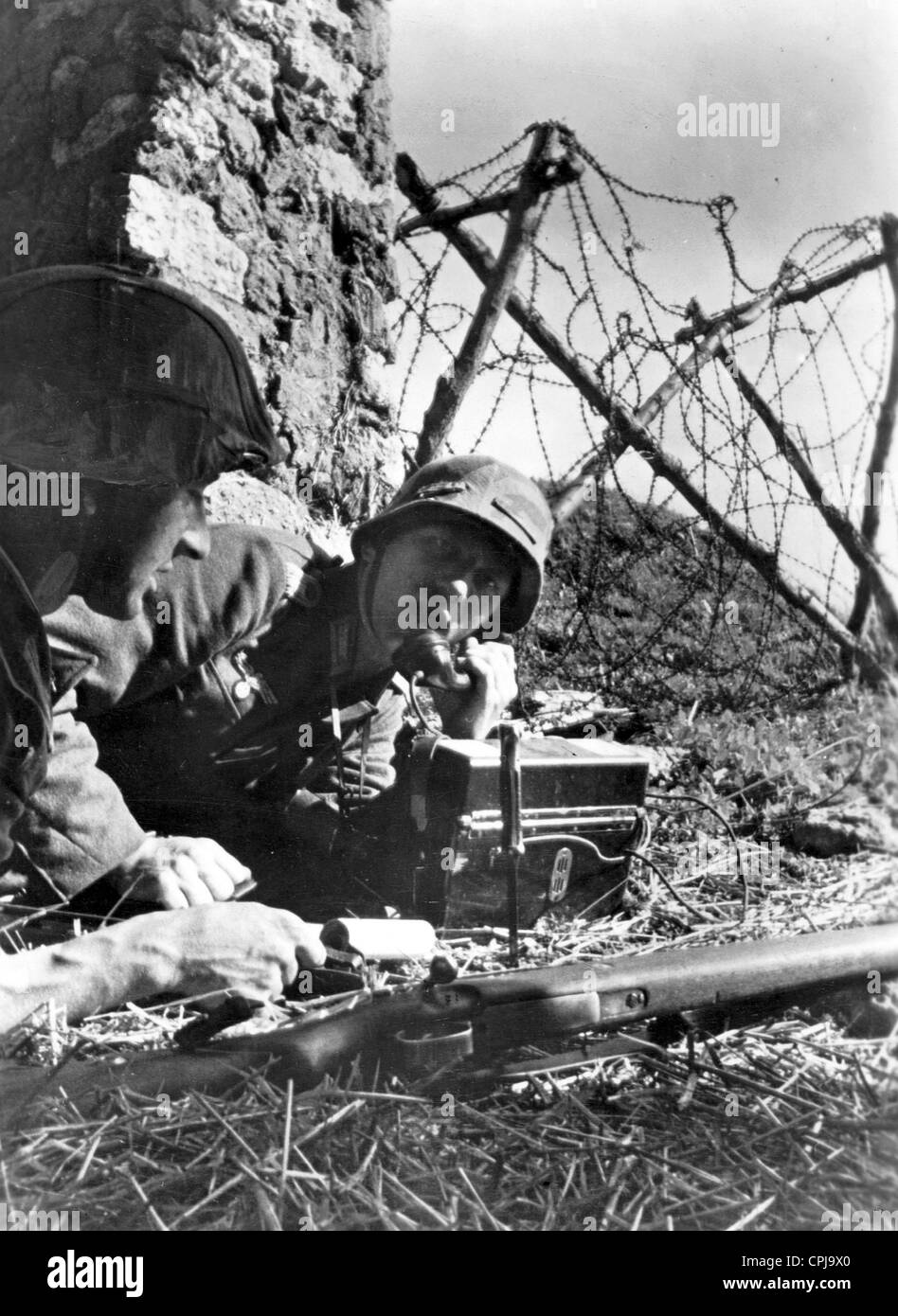 Field telephone war hi-res stock photography and images - Alamy