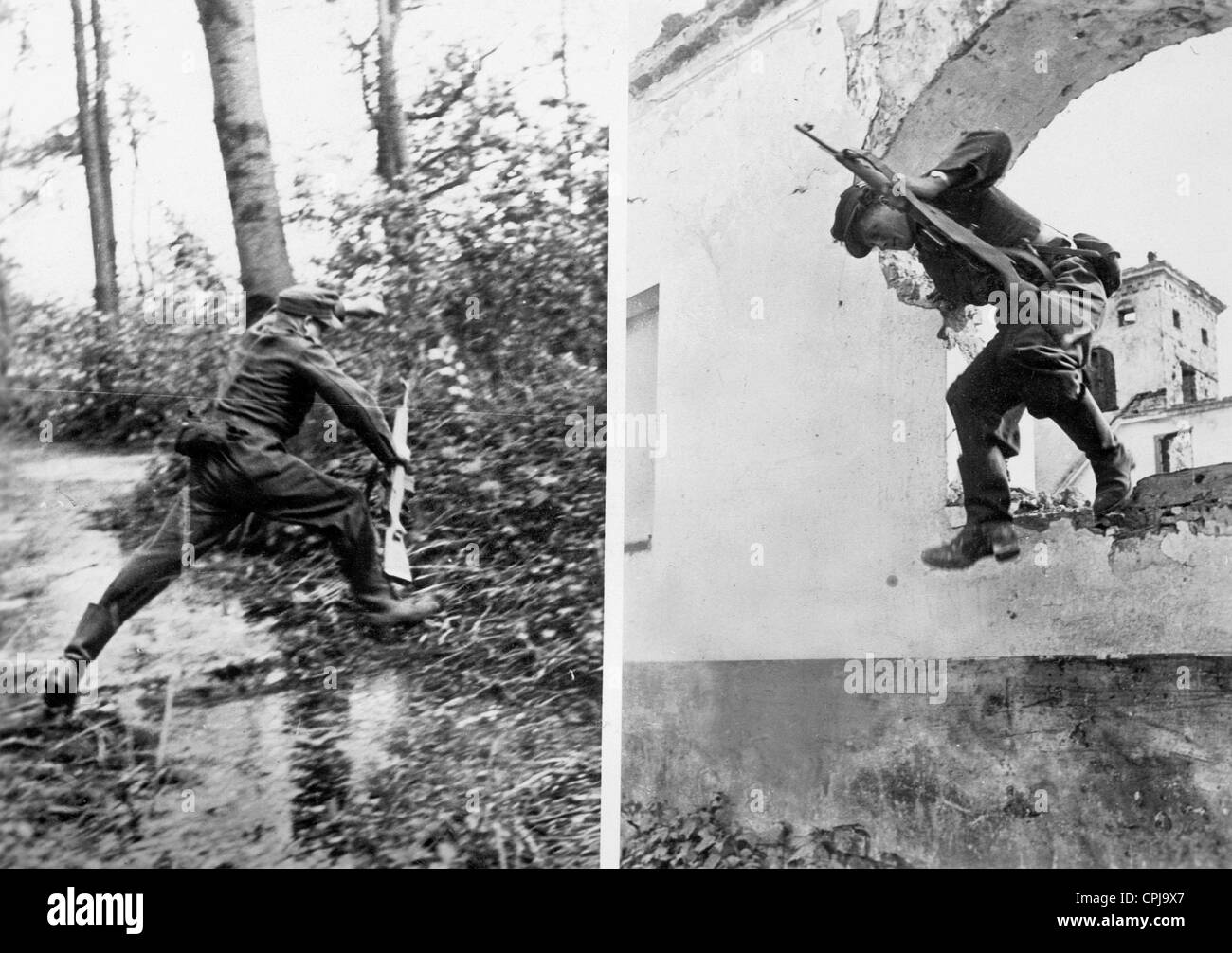 German soldier on the Eastern front Stock Photo - Alamy