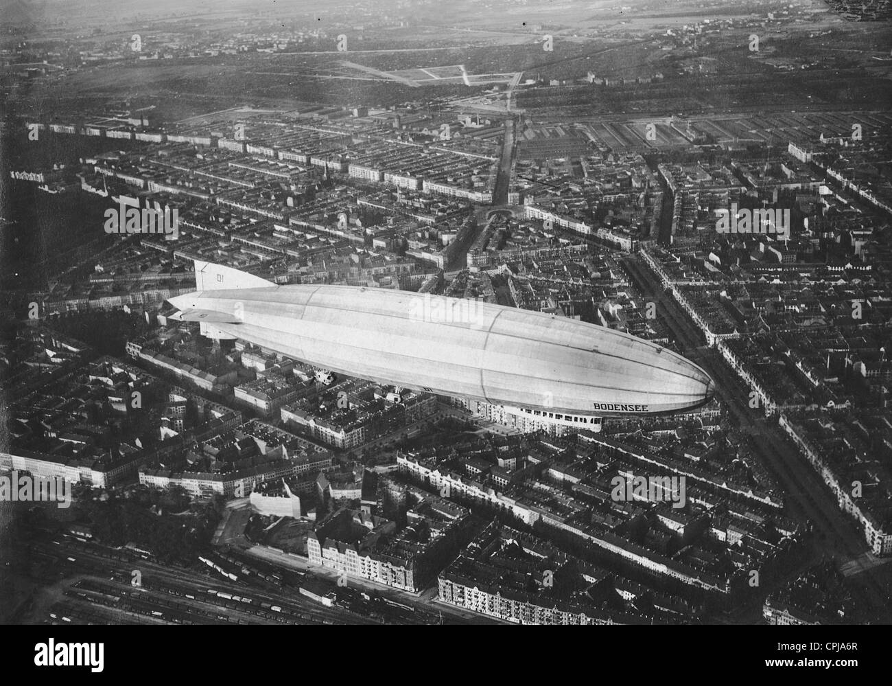 The airship 'Bodensee', 1919 Stock Photo - Alamy