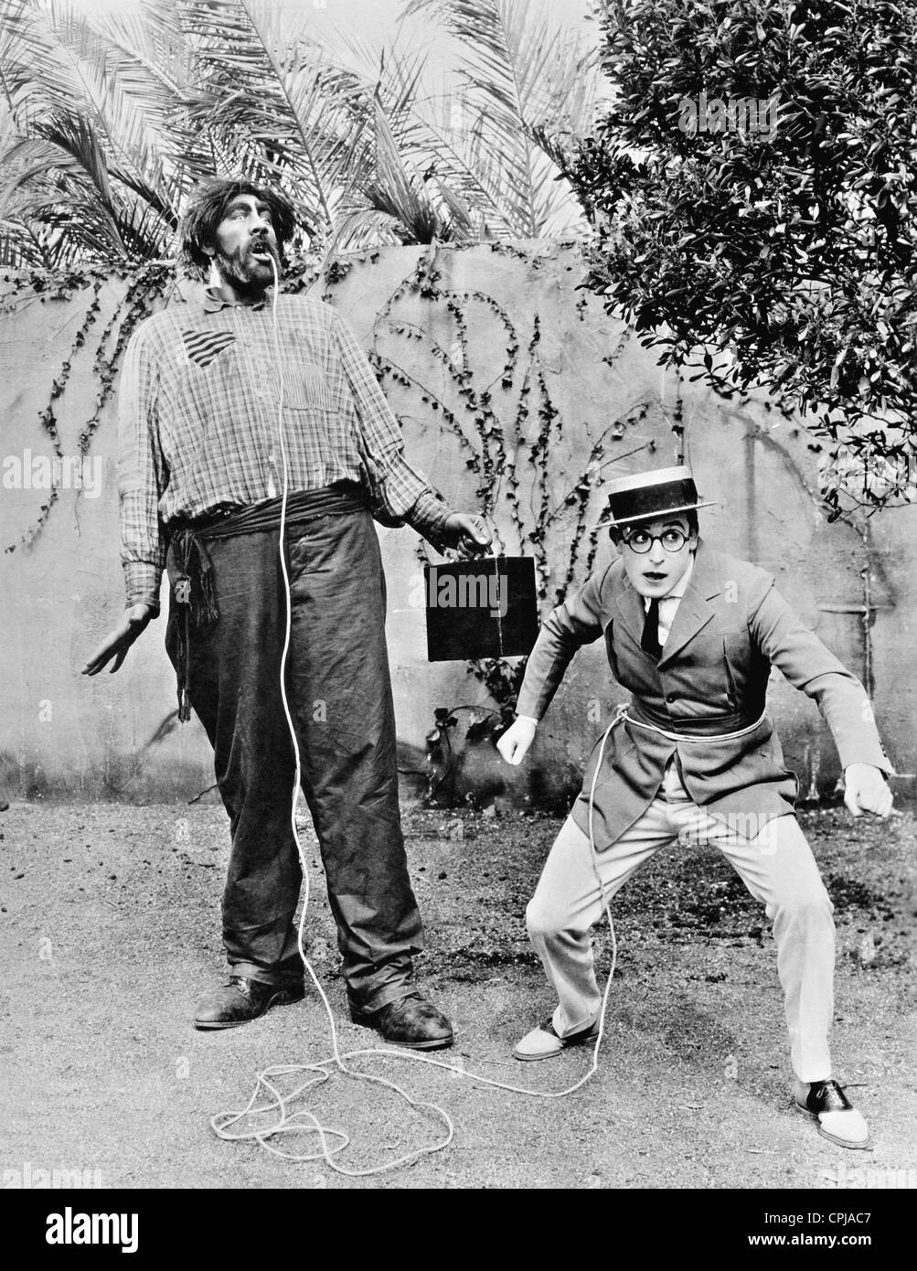 Harold Lloyd in 'Why Worry?' Stock Photo - Alamy