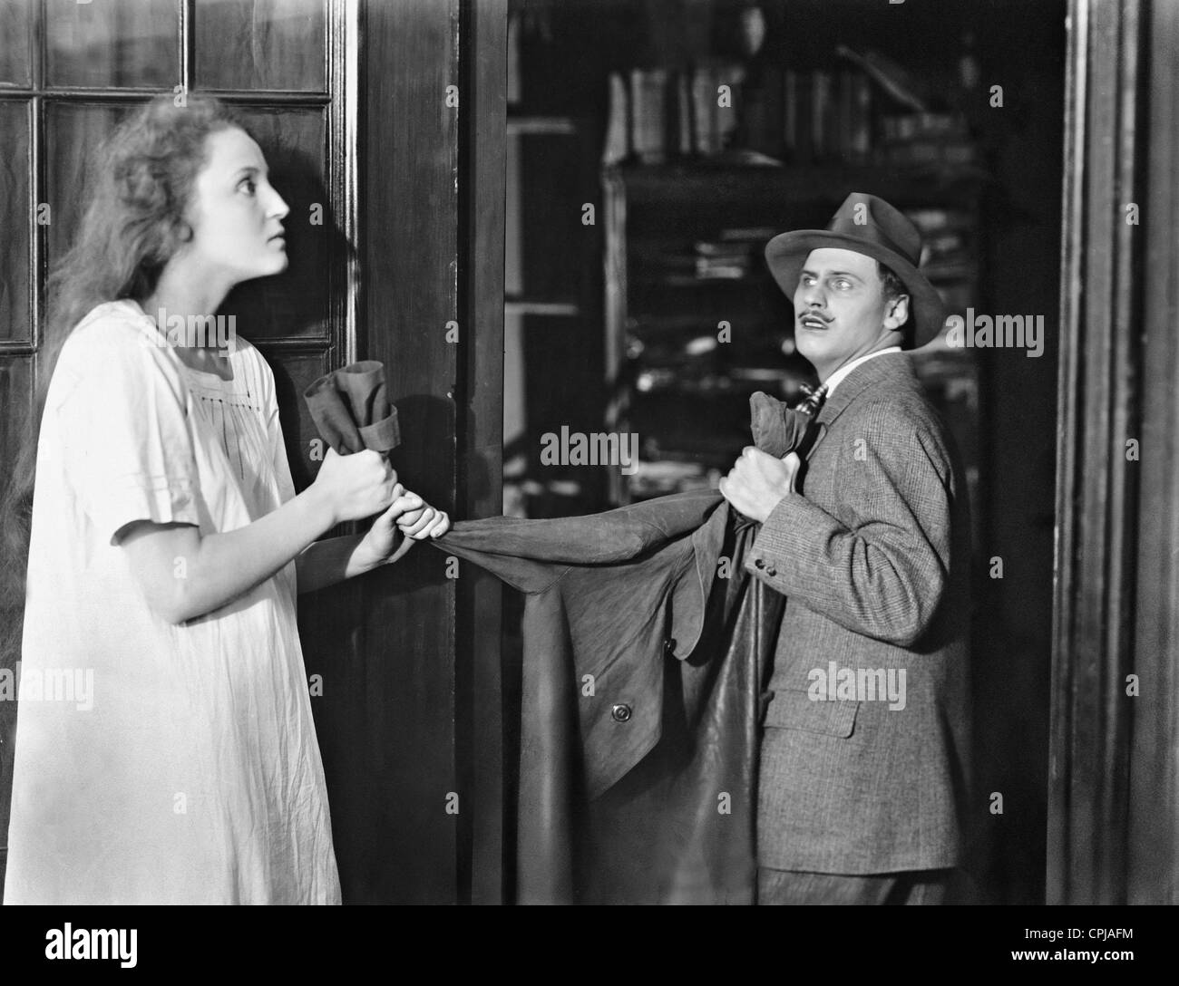 Brigitte Helm and Fritz Rasp in 'Die Liebe der Jeanne Ney', 1927 Stock ...