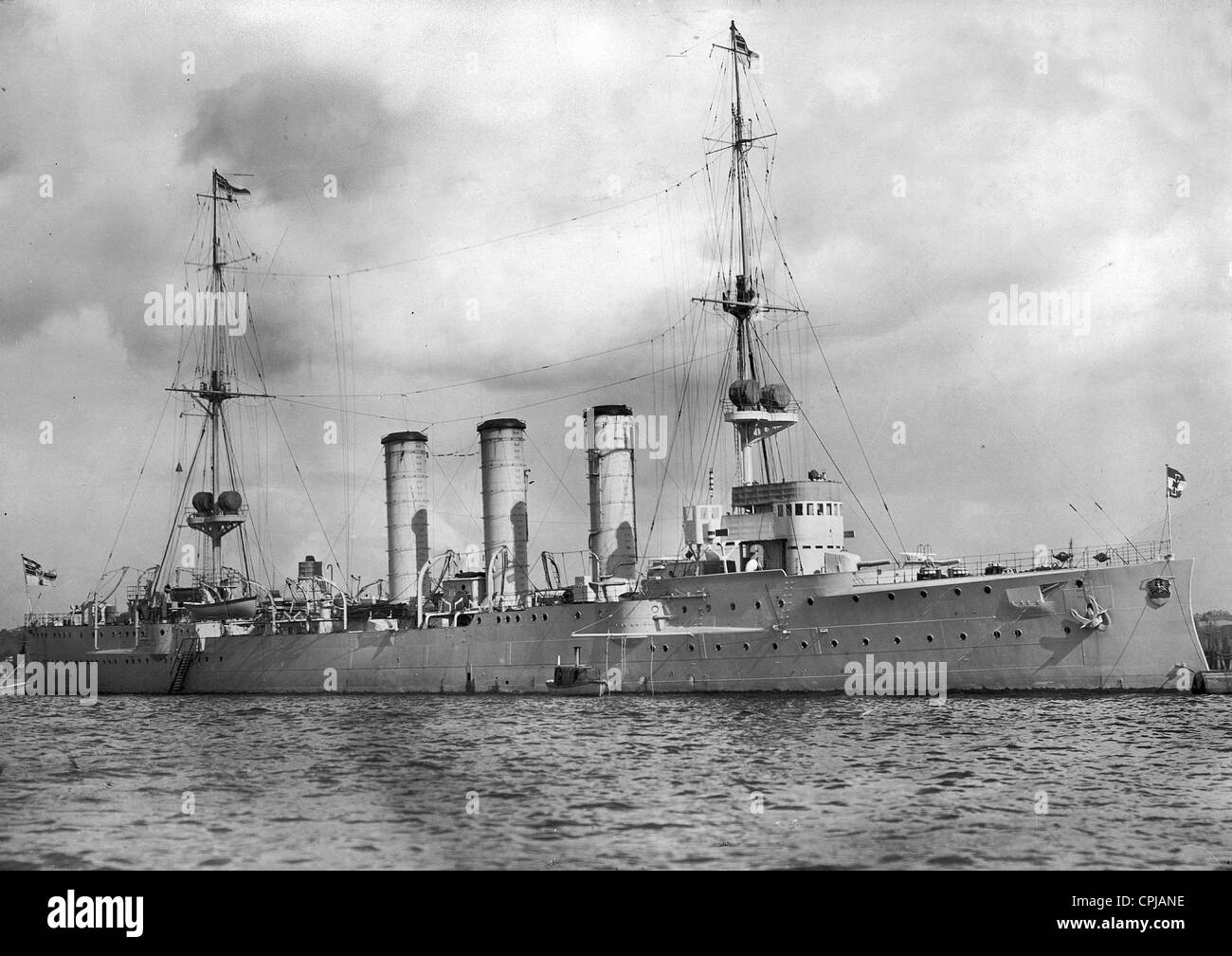 The German cruiser 'Emden', 1914 Stock Photo - Alamy