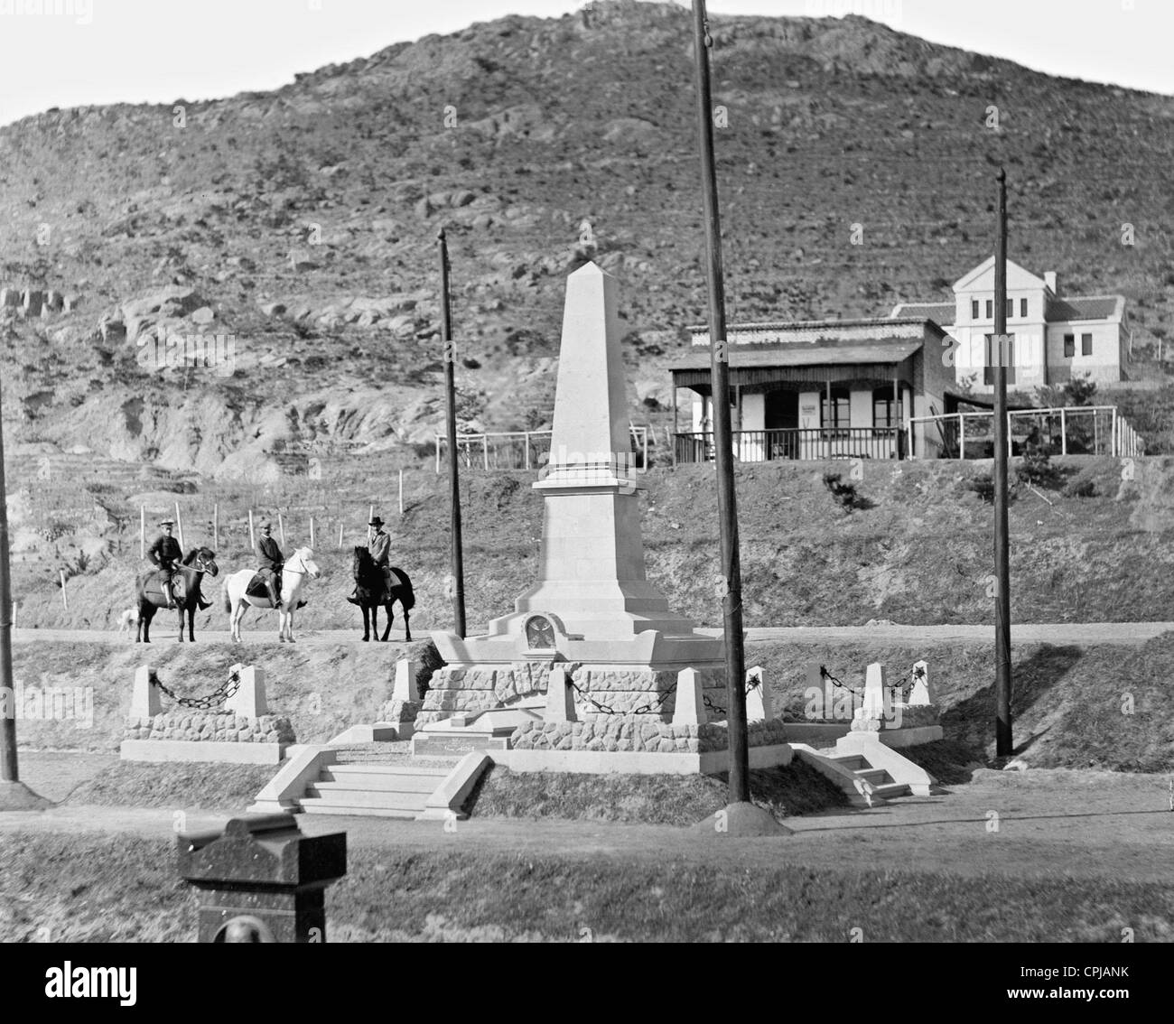 Memorial to Paul Jaeschke in Qingdao, 1903 Stock Photo - Alamy