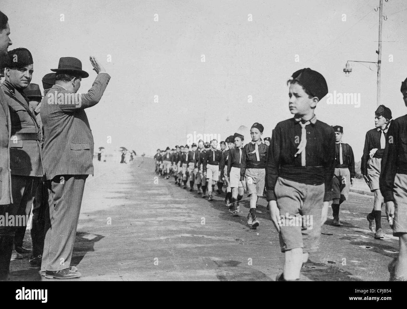 Parade of the Italian Youth Organization, 1927 Stock Photo - Alamy
