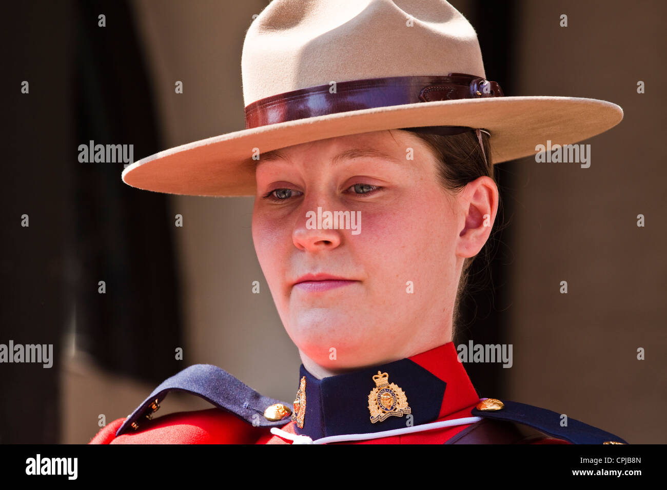 Royal Canadian Mounted Police in London Stock Photo - Alamy