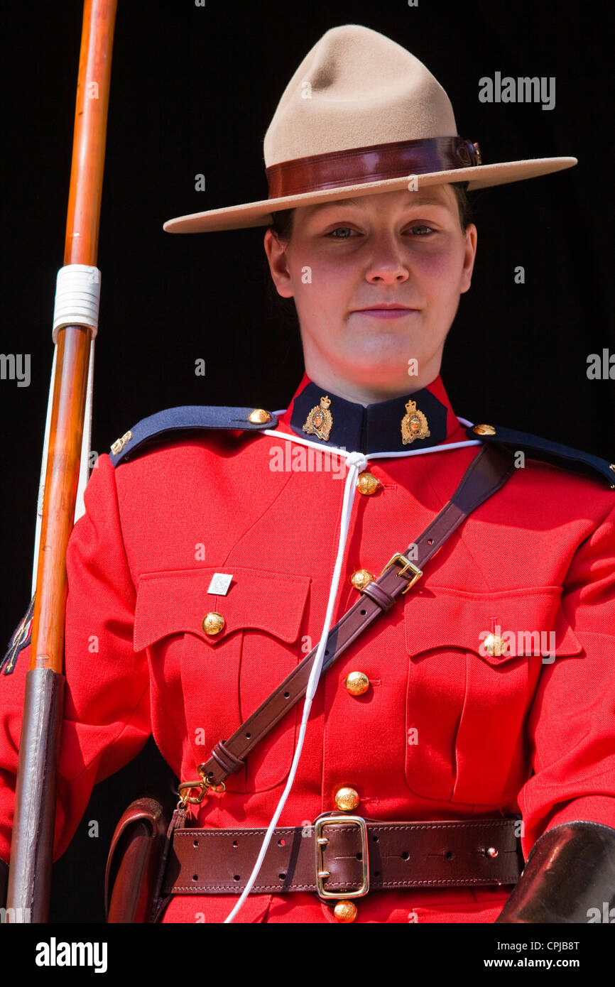 Royal Canadian Mounted Police in London Stock Photo - Alamy