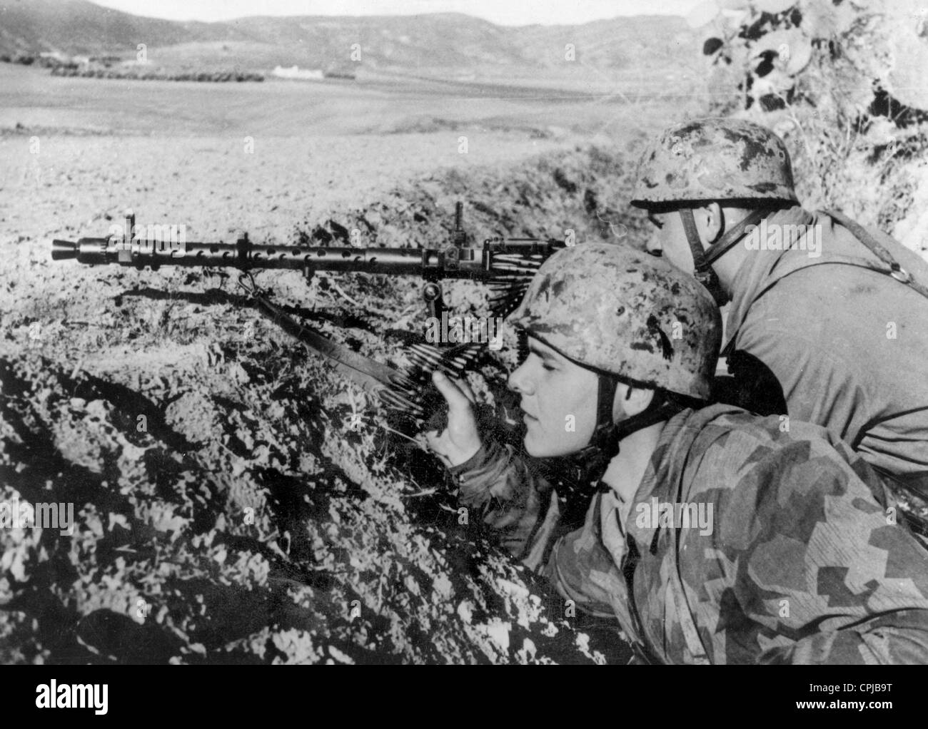 German paratroopers in Tunisia, 1943 Stock Photo - Alamy