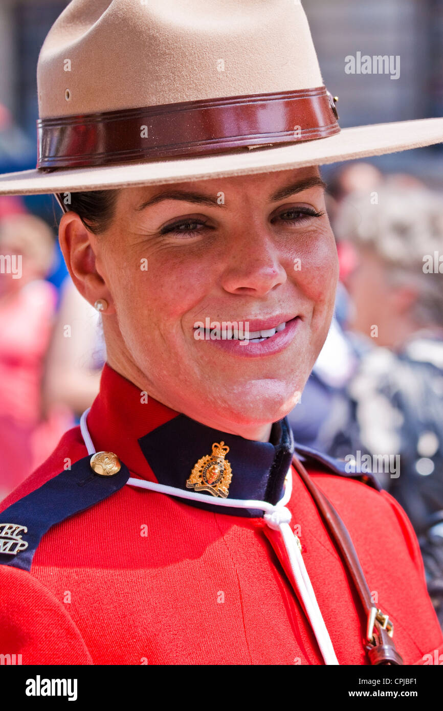 Royal Canadian Mounted Police in London Stock Photo - Alamy