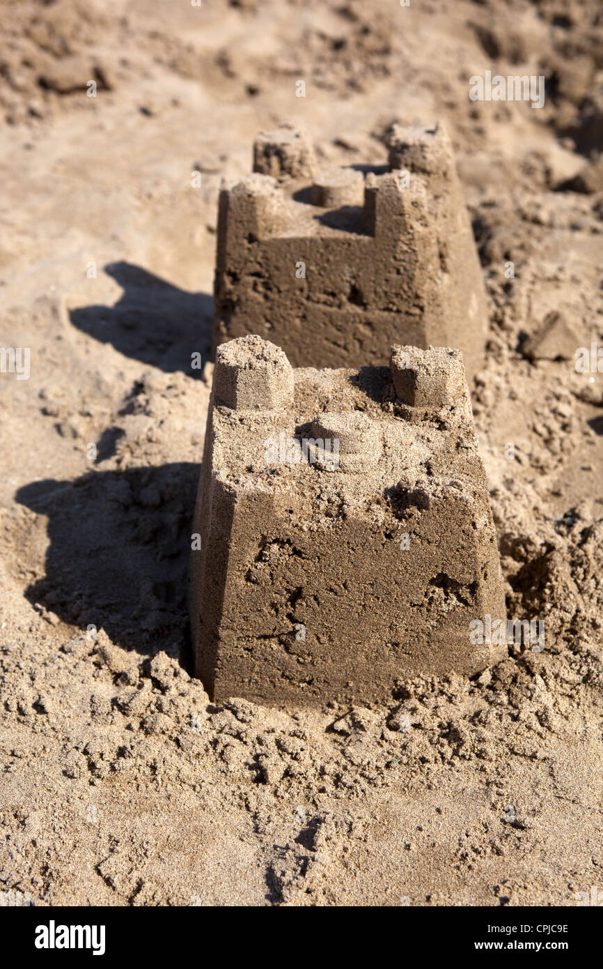 Beach sand castles hi-res stock photography and images - Alamy