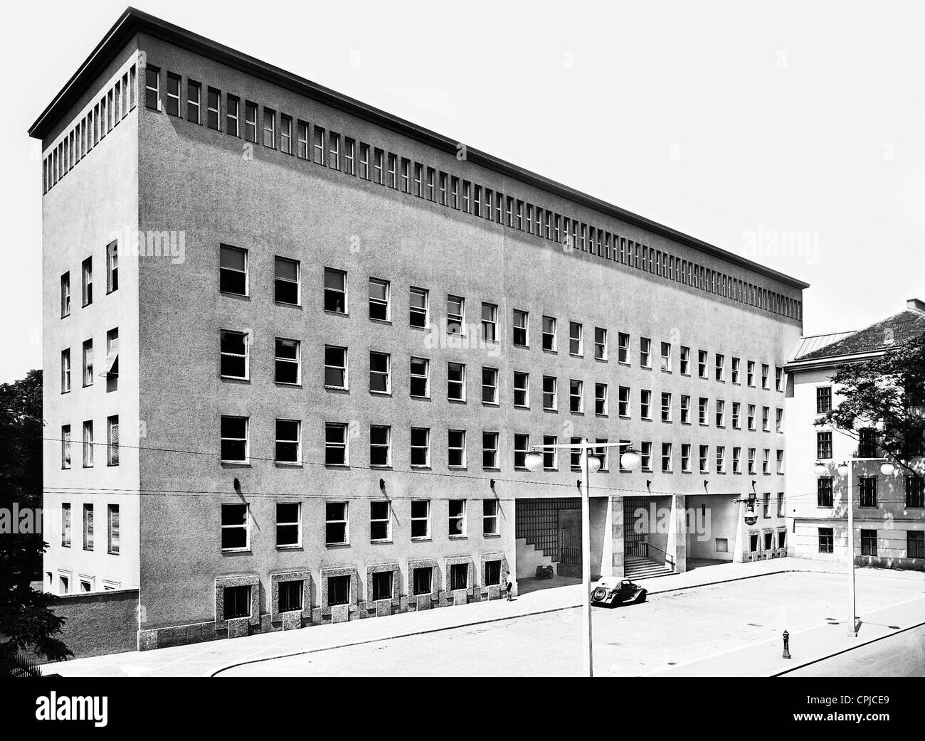 Broadcasting building in Vienna, 1938 Stock Photo - Alamy