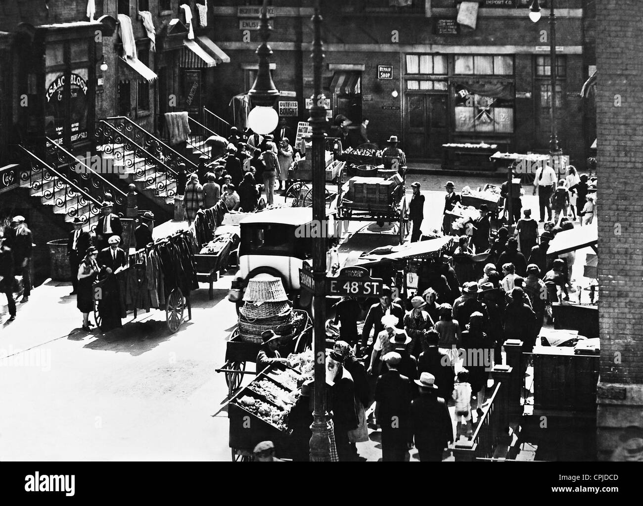 Street scene in New York, 1929 Stock Photo - Alamy