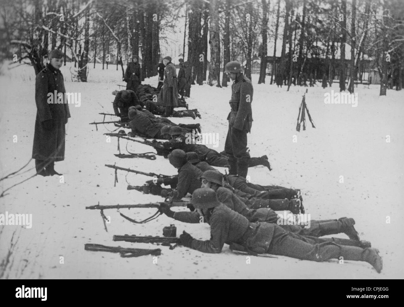 Flemish soldiers of the Waffen-SS during the training, 1941 Stock Photo - Alamy