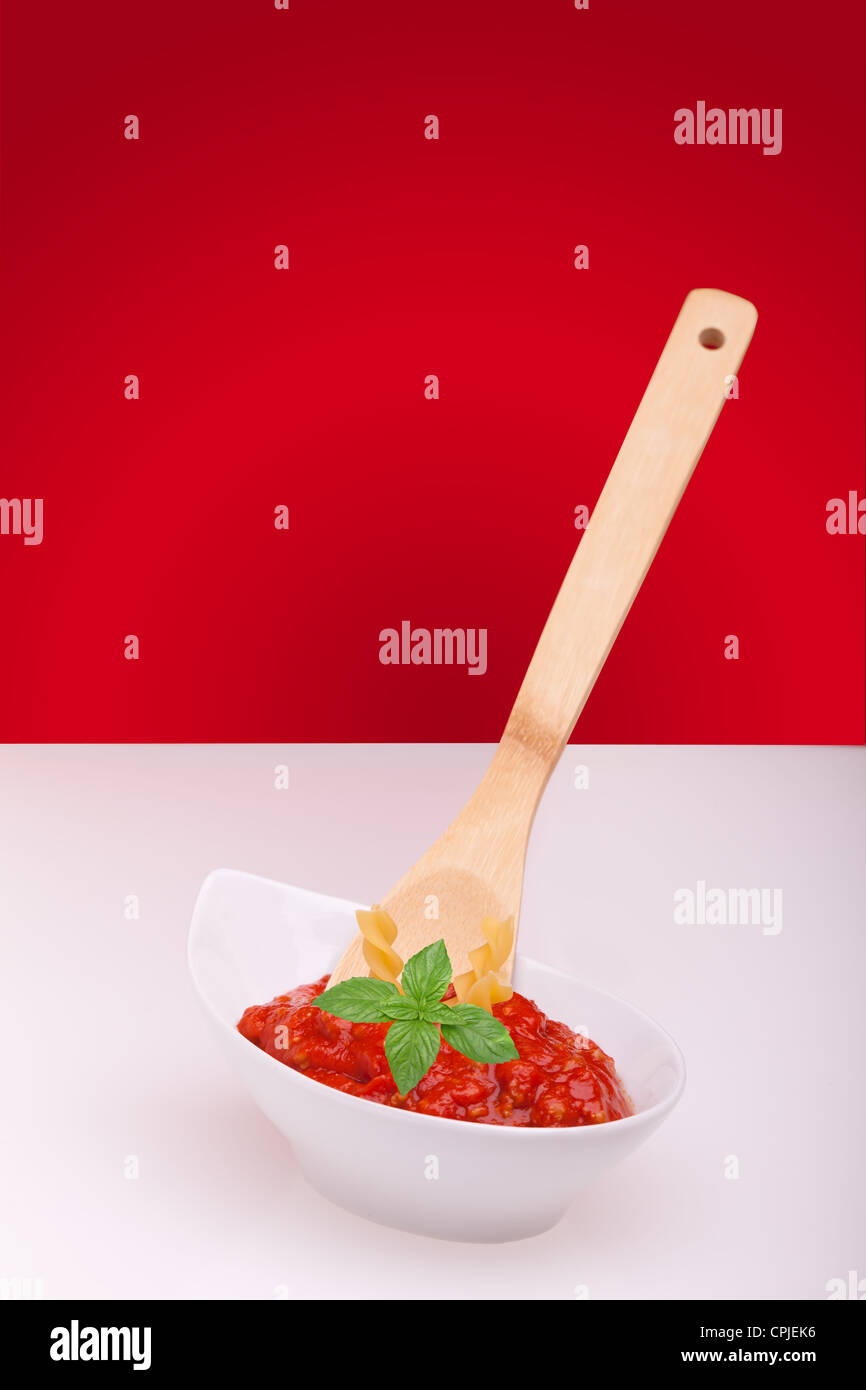 Bowl With Ragù, Italian Condiment For Pasta Stock Photo - Alamy