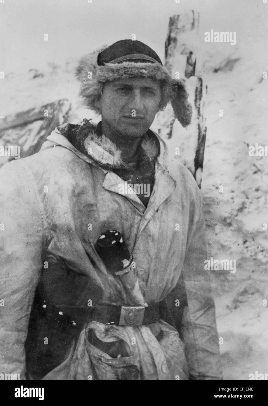 Norwegian volunteer of the Waffen-SS on the Eastern Front, 1943 Stock ...