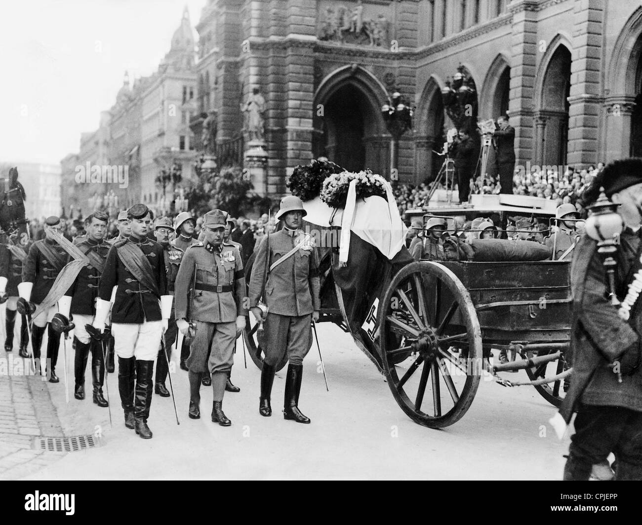 The funeral of Engelbert Dollfuss, 1934 Stock Photo - Alamy