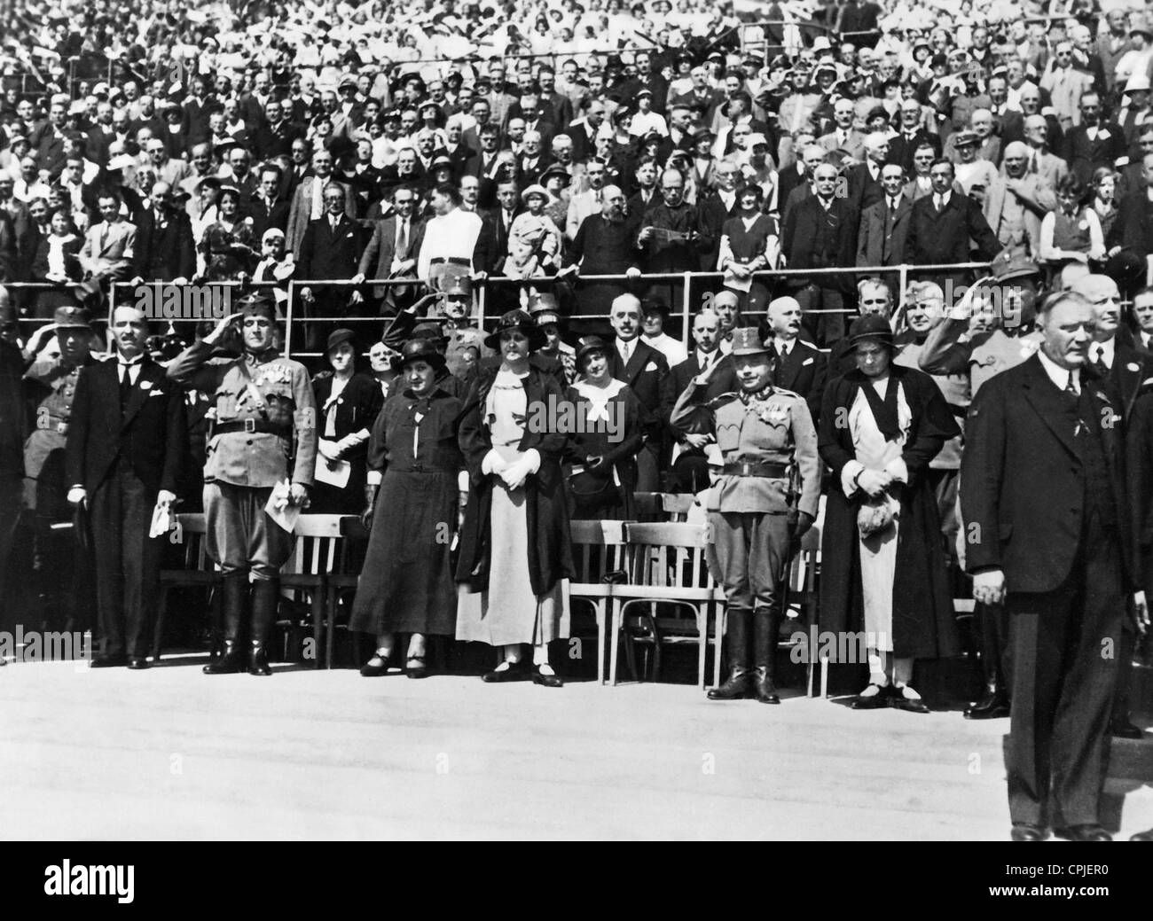 Engelbert Dollfuss on May Day in Vienna, 1934 Stock Photo - Alamy